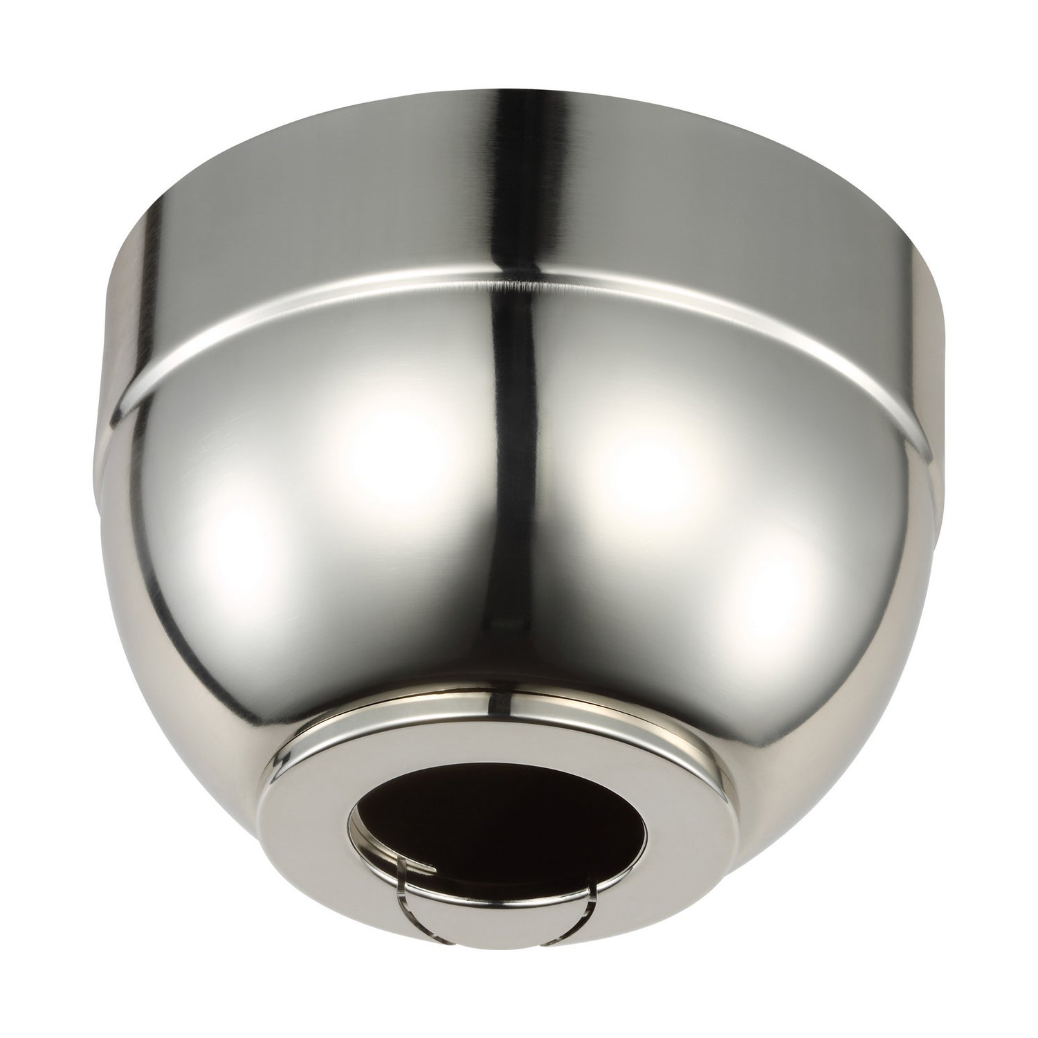 Visual Comfort Fan Slope Ceiling Canopy Kit in Polished Nickel | Fan Diego