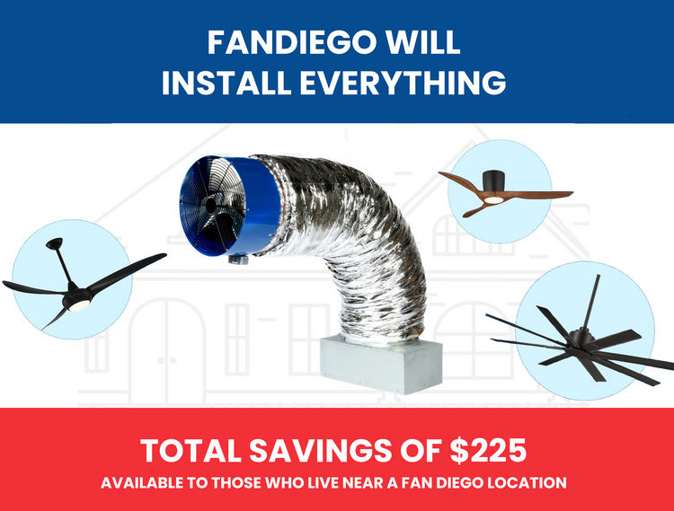Ceiling Fans and Lighting | Perfect for Your Space | Fan Diego